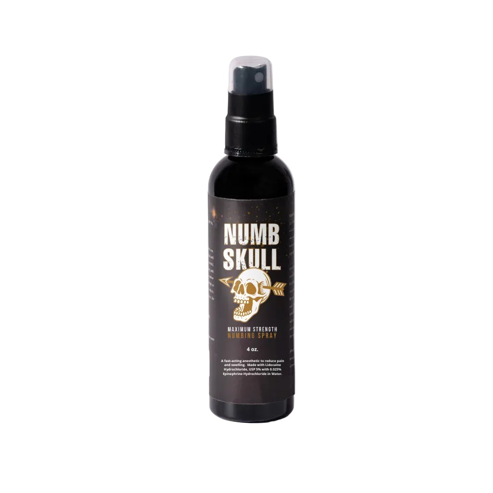 NUMB SKULL Numb Spray – Union Tattoo Supply